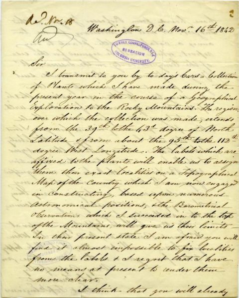 John Torrey: Western Flora | New York Botanical Garden