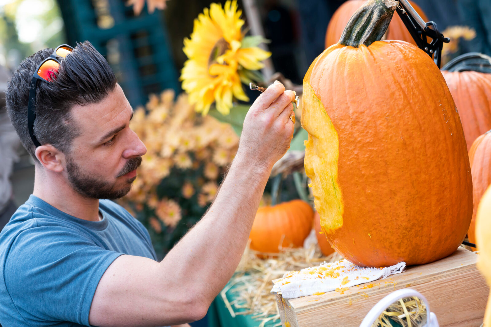 Pumpkin Carving with Adam Bierton | New York Botanical Garden